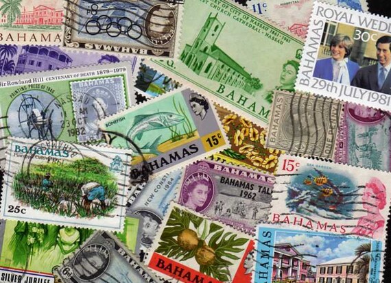 Bahamas Stamps20 Diff Bahamas Postage Stamps Bahamian - Etsy
