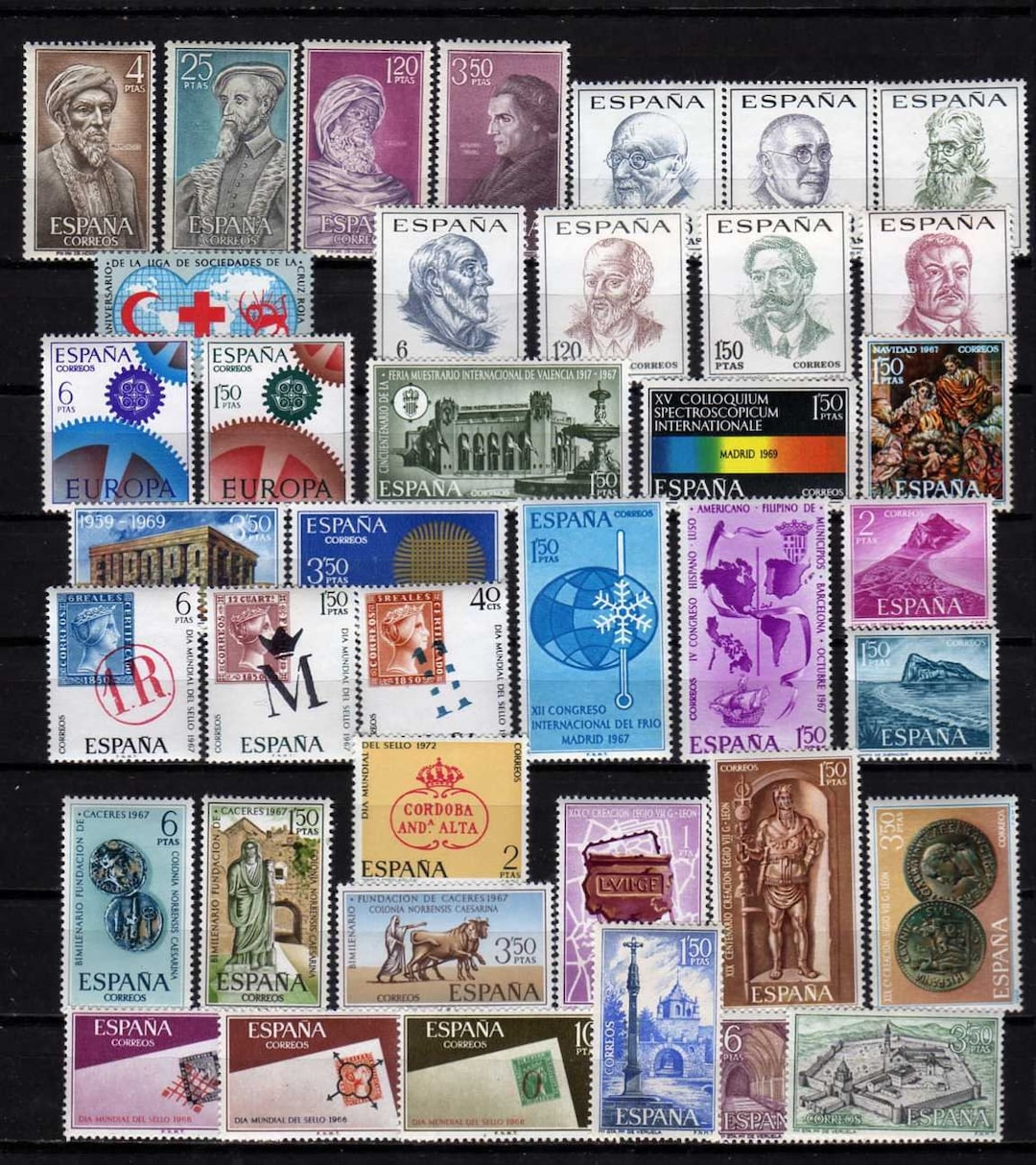 Spain Stamps, Unused, Spain Postage Stamps, Spanish Stamps, Spanish ...
