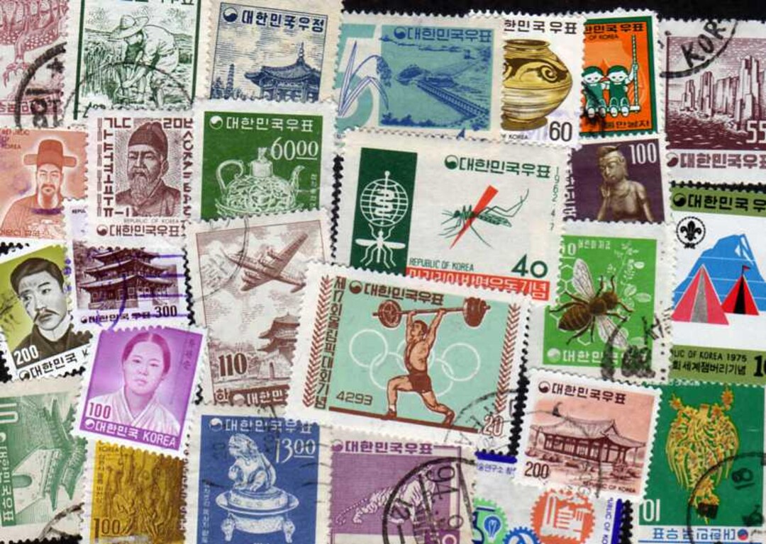 South Korea Stamps, 25 Diff, Korean Stamps, Postage Stamps, Stamps ...