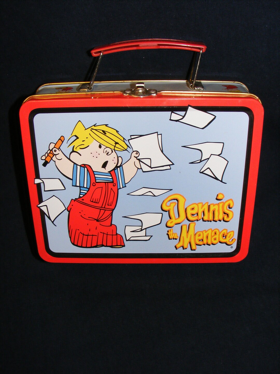 Dennis the Menace METAL Lunch Box, Dennis the Menace Lunch Pail ...