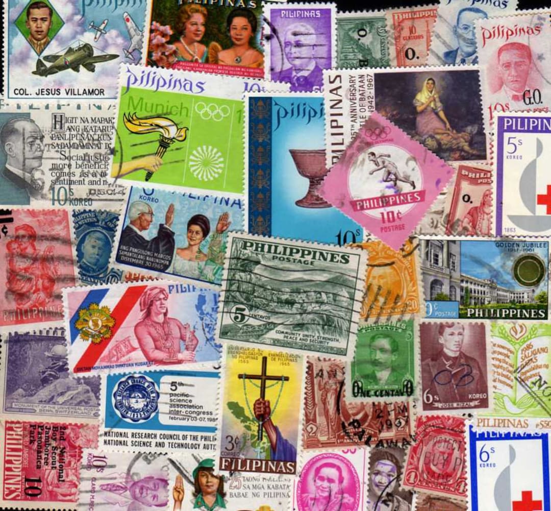 Philippines Stamps,40 Diff, Philippine Postage Stamps, Philippines ...