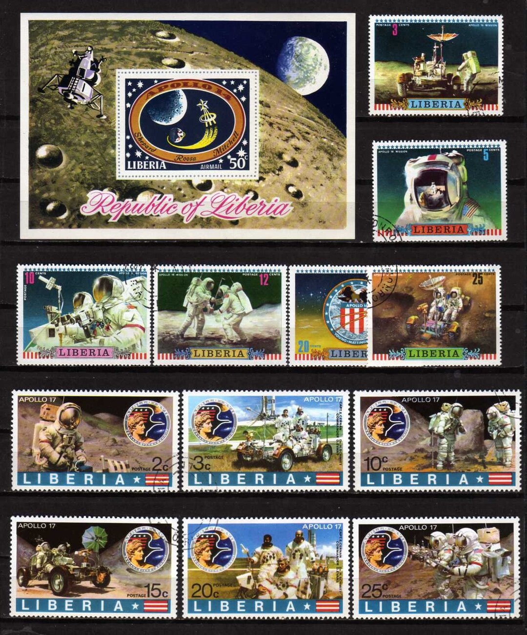 SPACE Stamps, Space Postage Stamps, Stamp Collection, Space Stamps ...