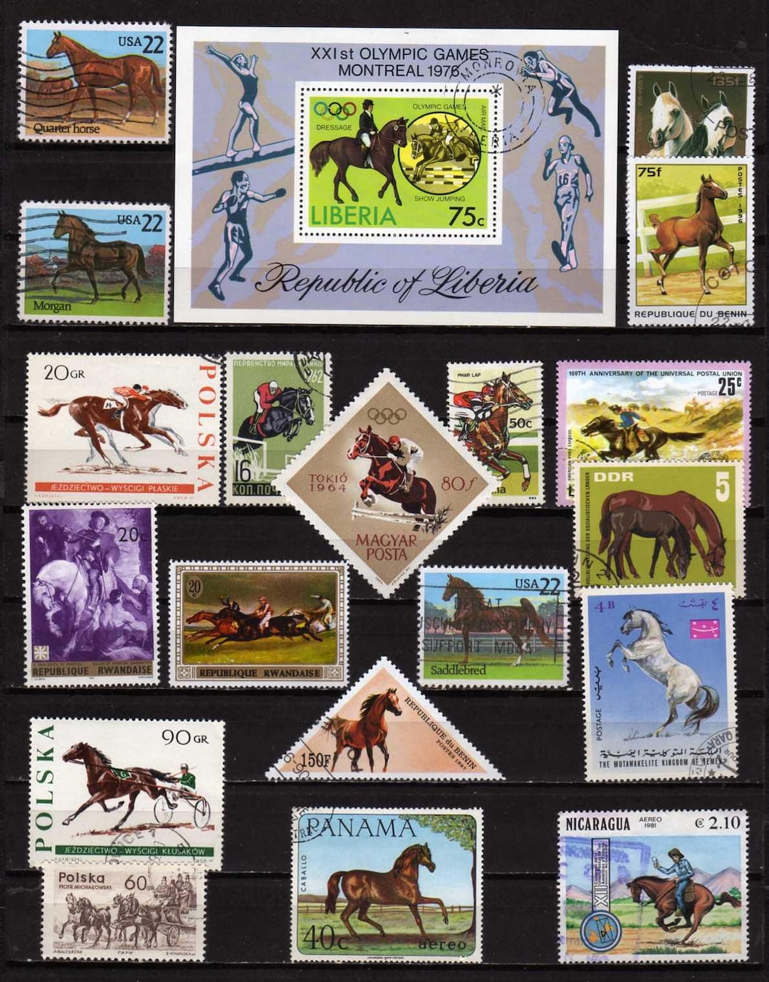 Horse Stamps, Horse Postage Stamps, Horses, Horses Postage Stamps ...