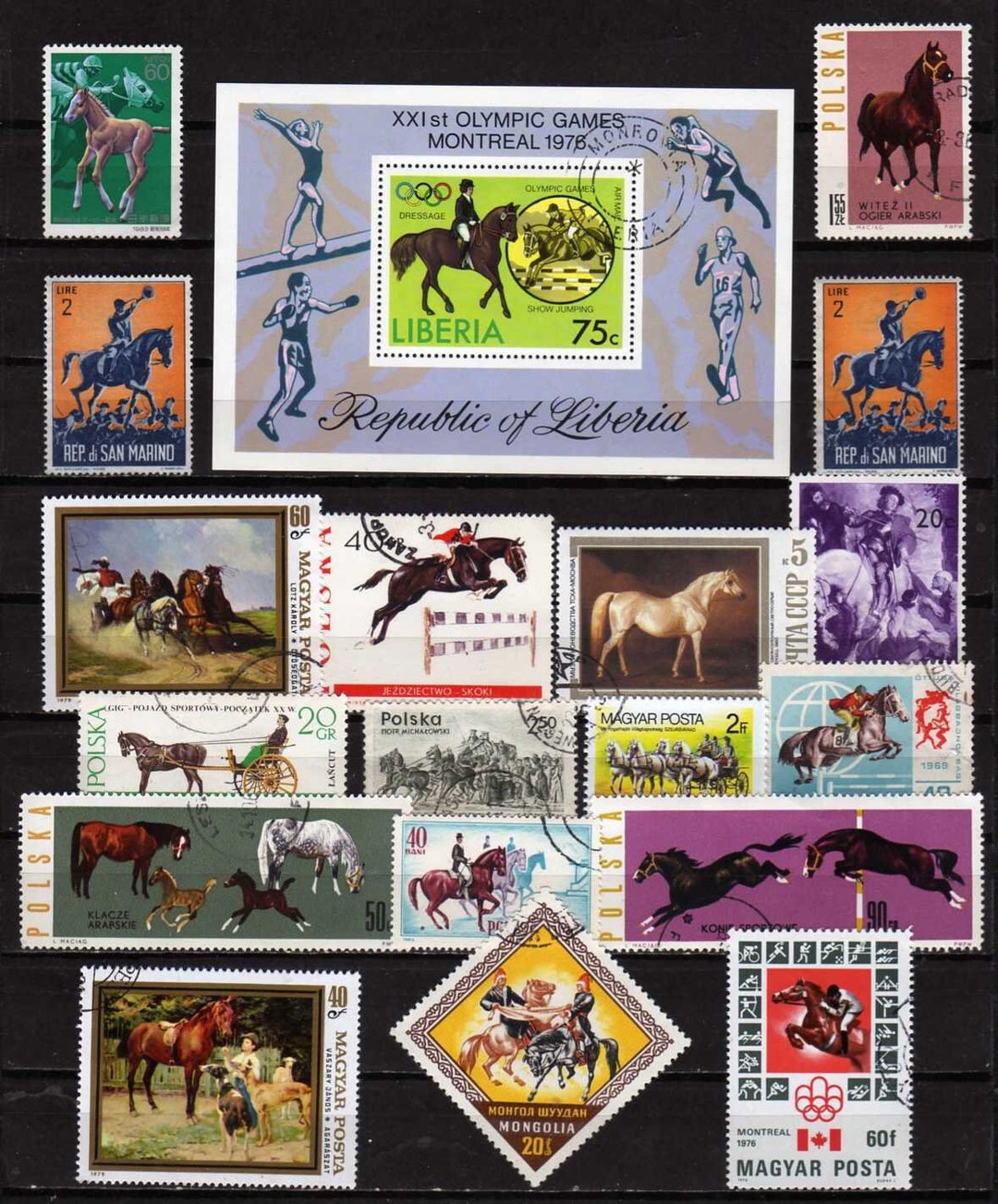 Horse Stamps, Horse Postage Stamps, Horses, Horses Postage Stamps ...