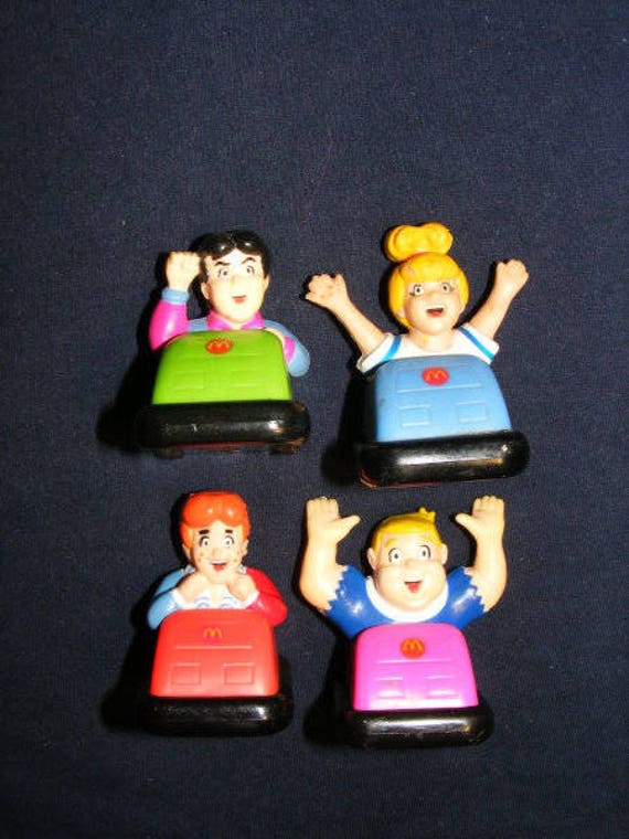 Lot 4 Archie Toys Mcdonald's Toys Fast Food Toys - Etsy