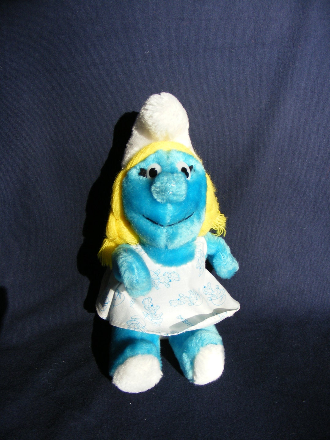 Smurf Doll, Smurfette Girl Smurf Doll, Smurfette, 1981, Vintage Smurf ...