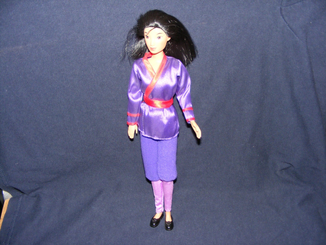 Princess Warrior Mulan Doll, 12" Tall, Karate Doll, Warrior Training ...