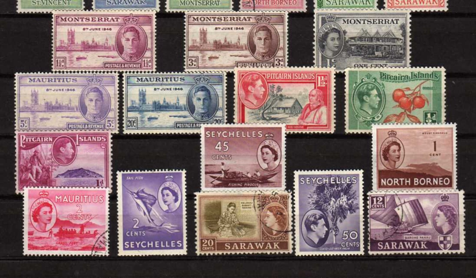 British Colonies King or Queen Stamps Used and Unused - Etsy