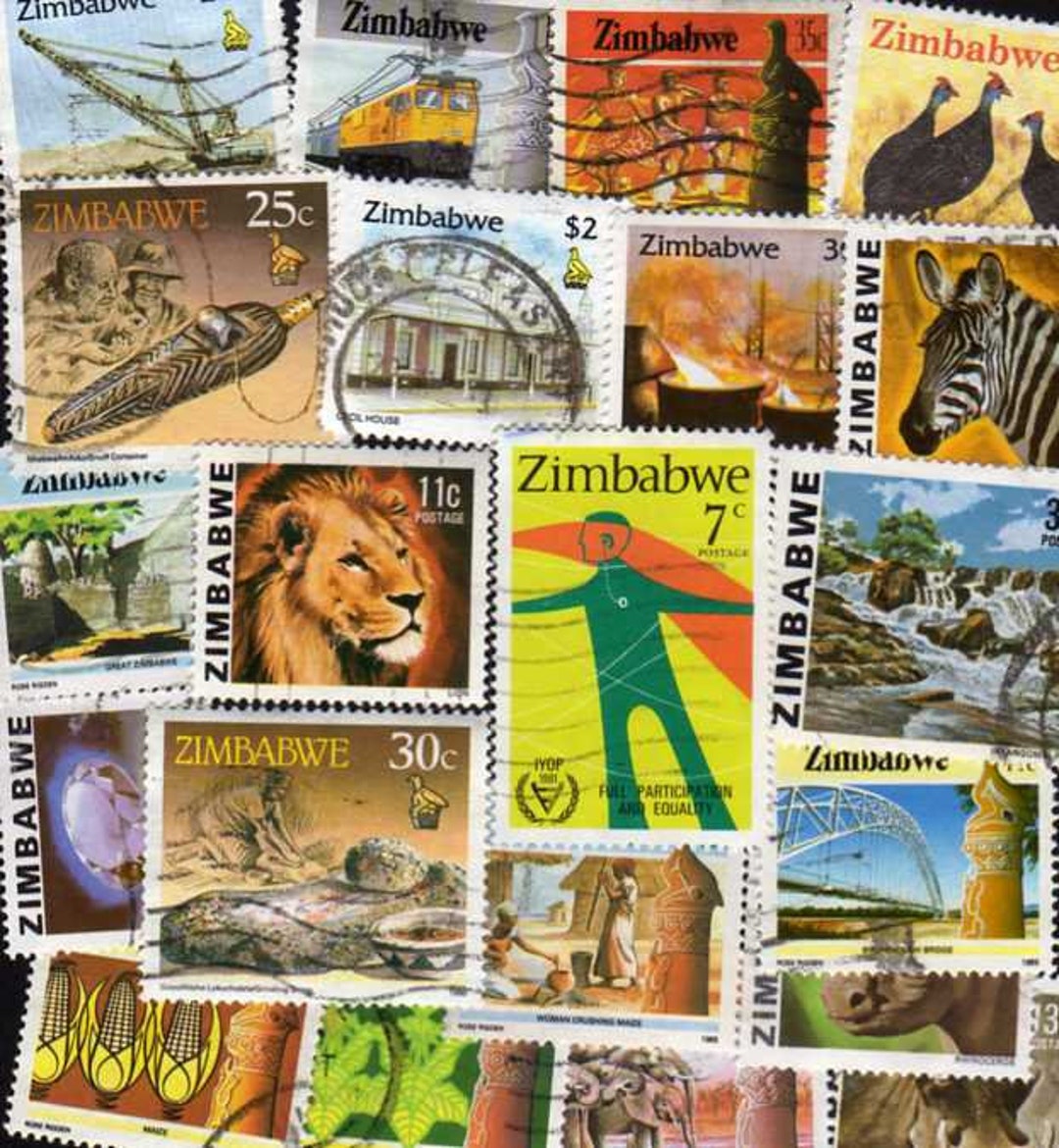 Zimbabwe Stamps,20 Diff, Africa Stamps, African Postage Stamps,africa ...