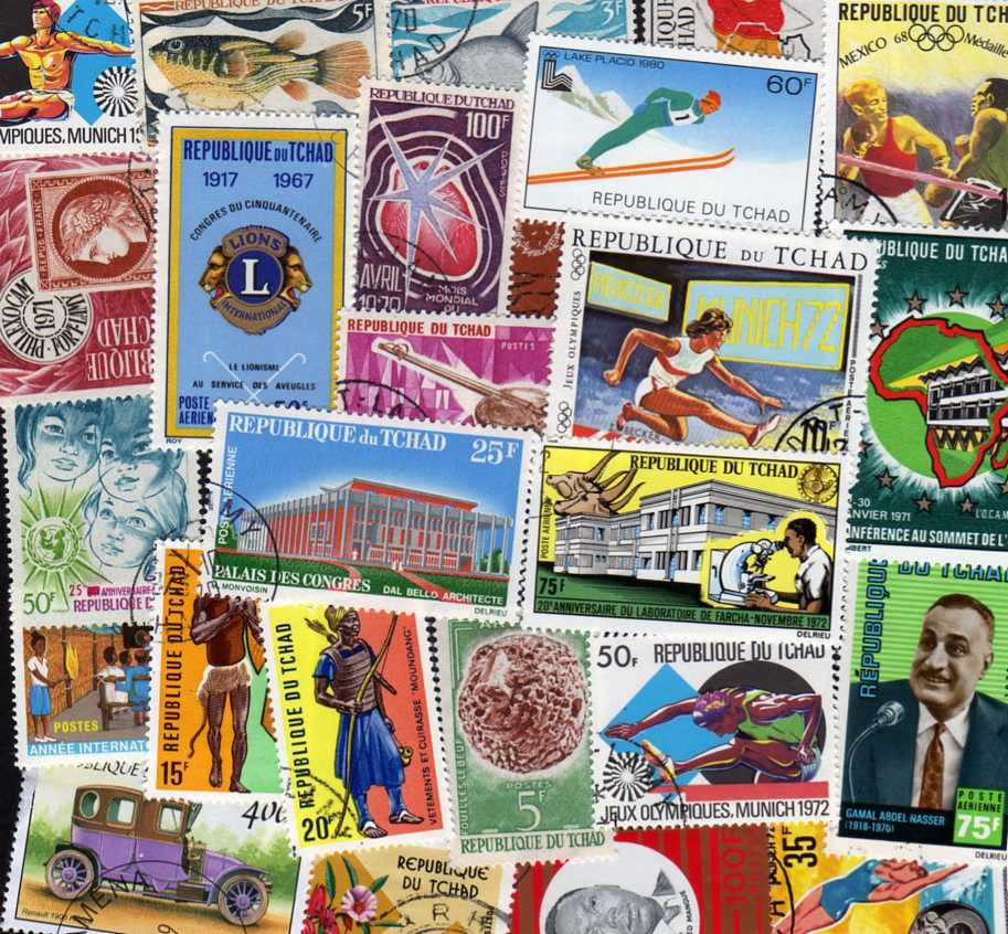 Chad Stamps,25 Diff, Chad Postage Stamps, Chad, Stamps, Postage Stamps ...
