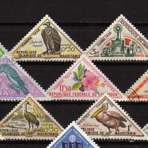 Triangular Stamps, Triangle Stamps, Triangle Postage Stamps, Triangular ...