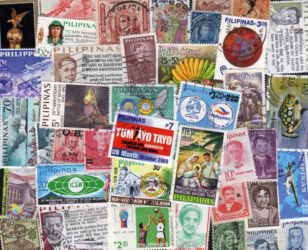 Philippines Stamps,40 Diff, Philippine Postage Stamps, Philippines ...