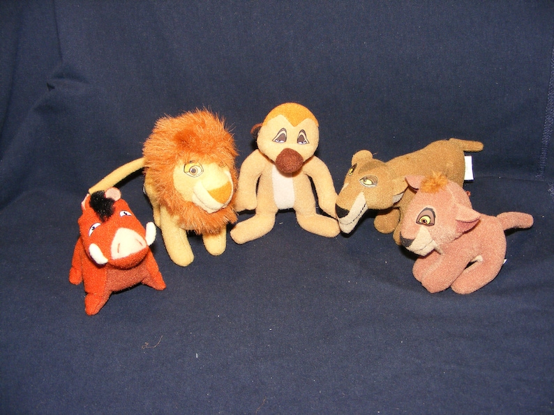 Lot 5 Lion King Dolls Lion King Toys Lion King Stuffed | Etsy