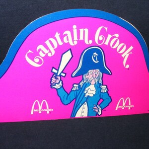 Rare Mcdonald's Hat Captain Crook, Mcdonald's, Vintage Mcdonald's ...