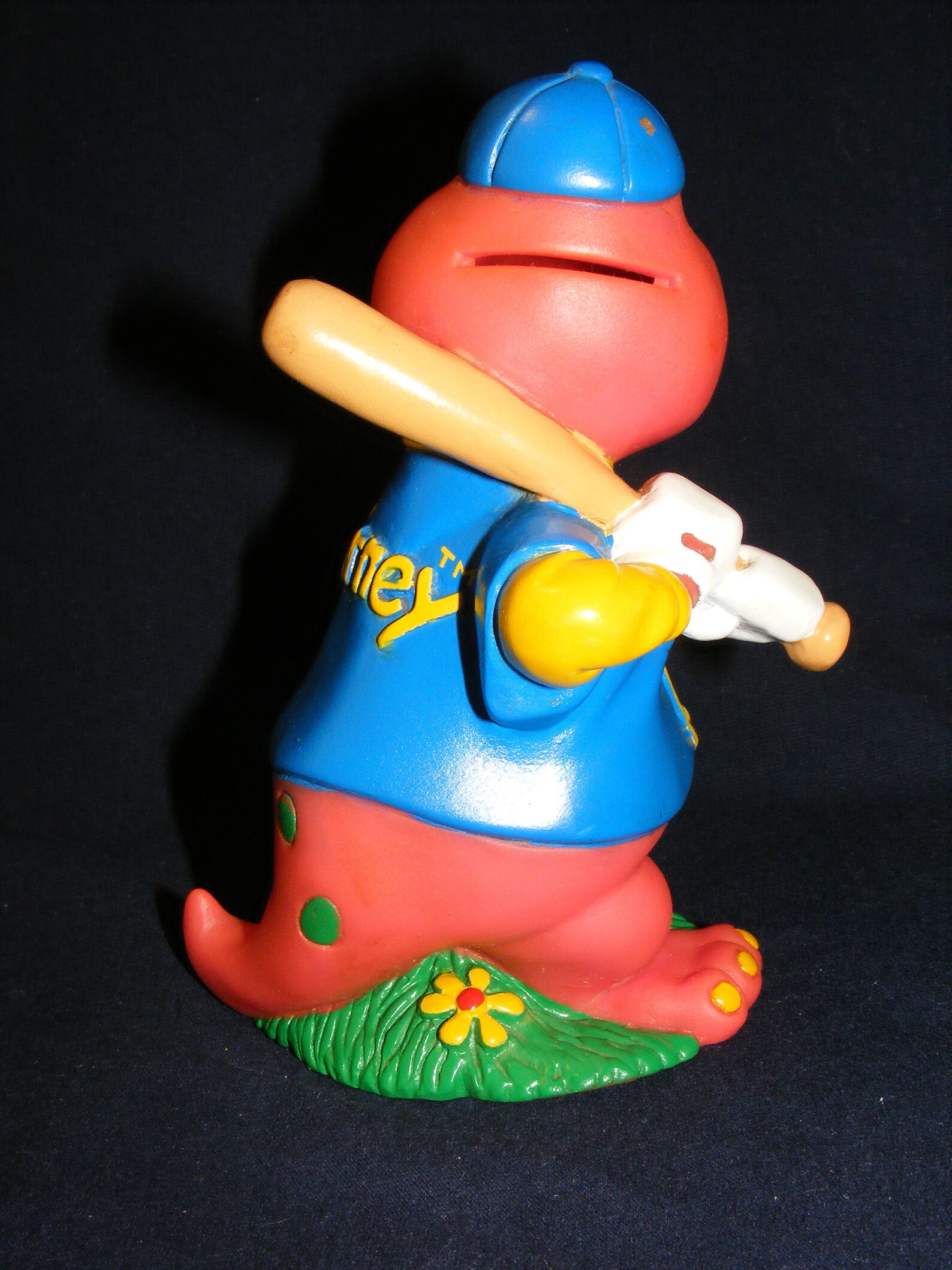 Barney Bank, Barney Figure, Barney, Baseball Player Bank, Barney Toy ...