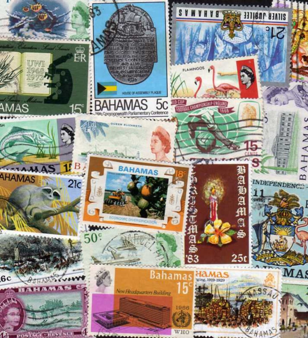 Bahamas Stamps20 Diff Bahamas Postage Stamps Bahamian - Etsy