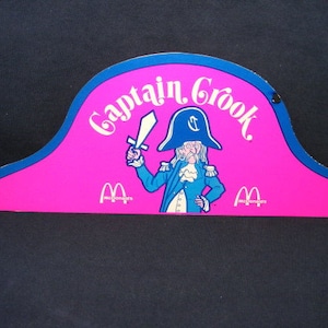 Rare Mcdonald's Hat Captain Crook, Mcdonald's, Vintage Mcdonald's ...