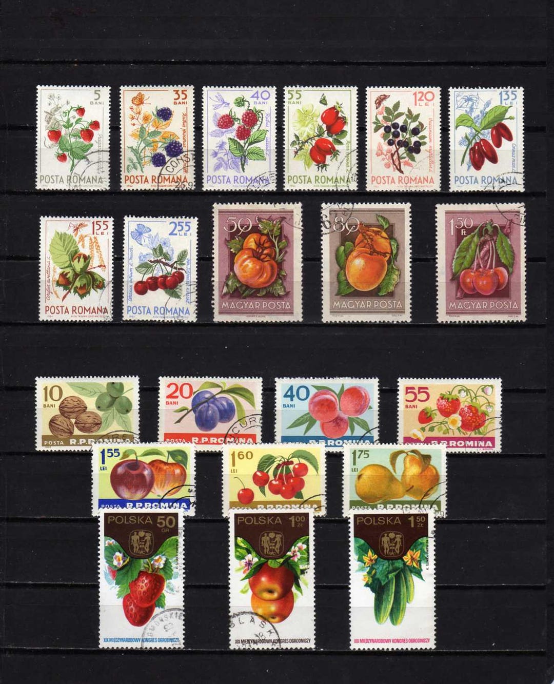 Lot Fruit Stamps,vegetable Stamps,postage Stamps,stamp Collection ...
