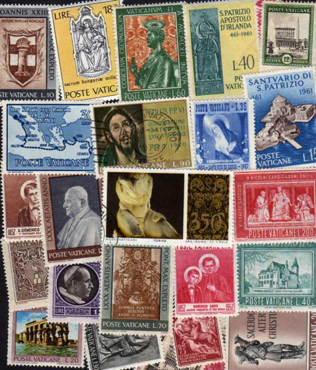 Vatican City Stamps,25 Diff, Vatican City,stamps,postage Stamps,stamp ...