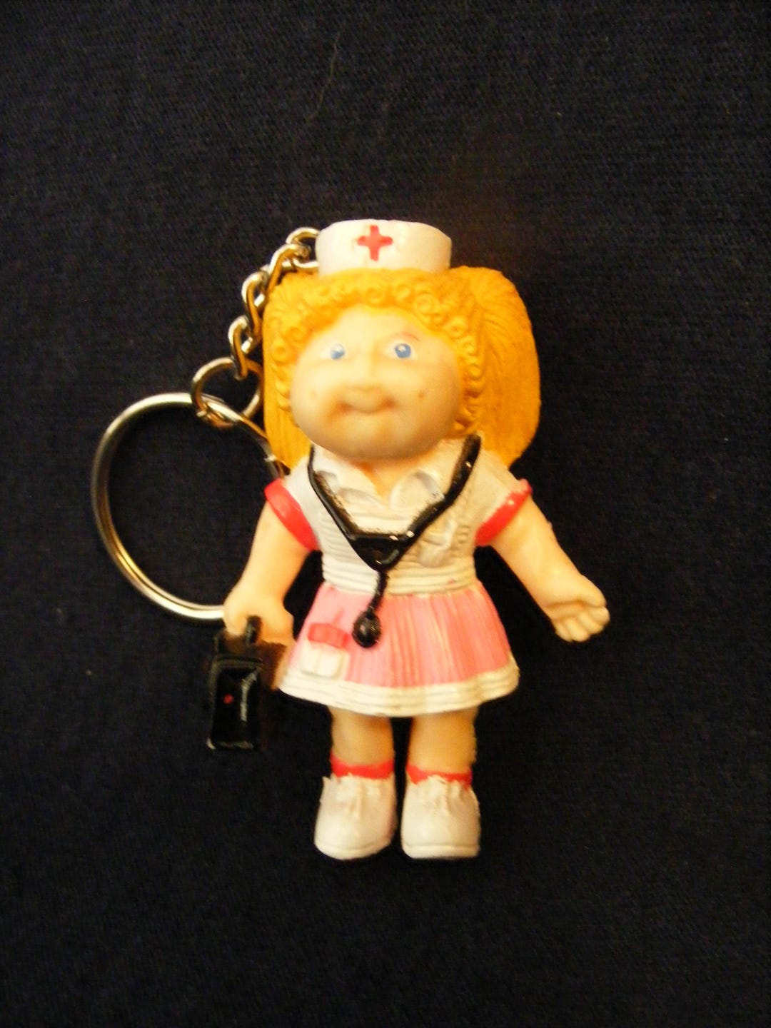 Cabbage Patch Kid Key Chain, Nurse Keychain, CPK Keychain, Keyring ...