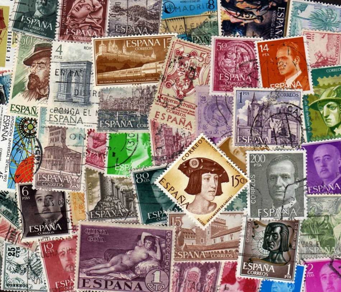 Spain Stamps50 Diff Spain Postage Stamps Spanish Stamps - Etsy