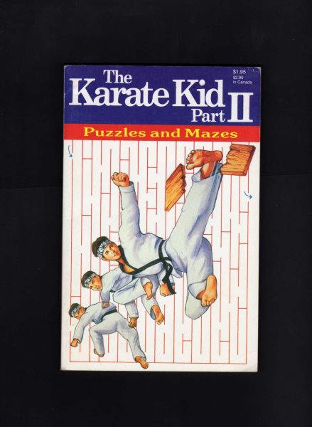 Karate Kid Part II Book Puzzles Mazes Booklet Karate Book - Etsy
