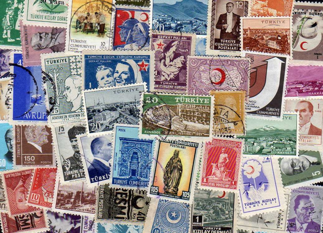 Turkey Stamps 50 Diff Turkey Postage Stamps Turkish Stamps - Etsy