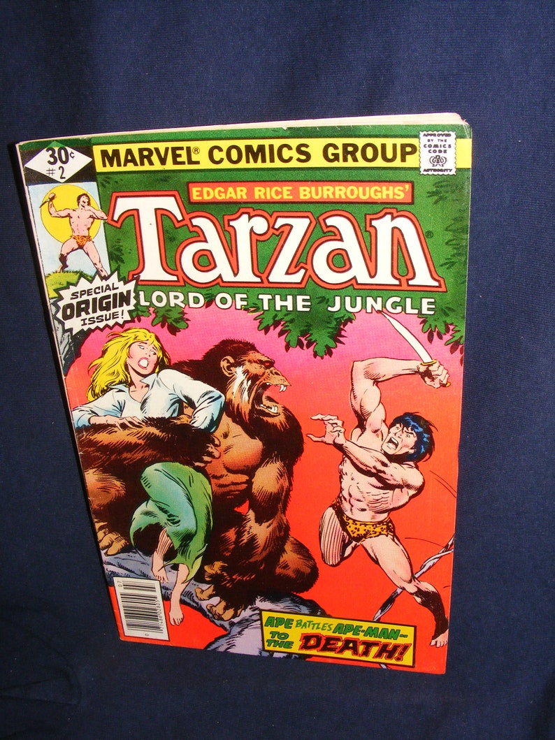 Tarzan Tarzan Comic Book Tarzan Comic Tarzan of the Apes - Etsy
