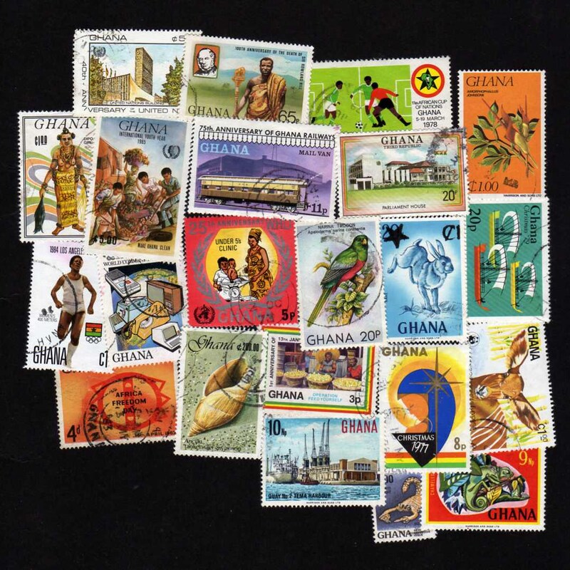Vintage Ghana Stamps - Etsy