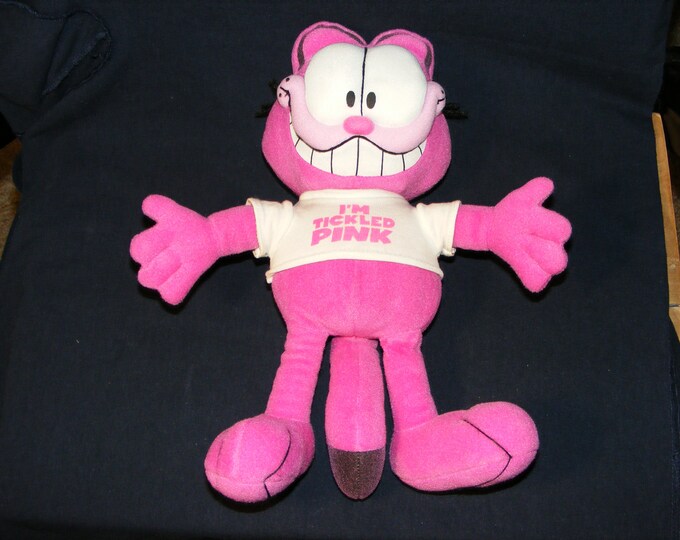 Garfield Doll, Garfield I'm Tickled Pink Doll, Garfield, Garfield Plush ...