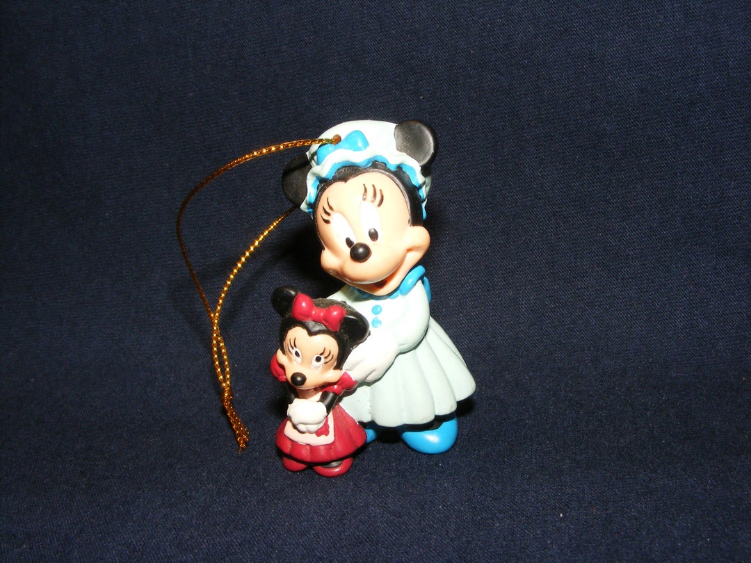 Minnie Mouse as Emily Cratchit W/ Tiny Tim Ornament Christmas ...