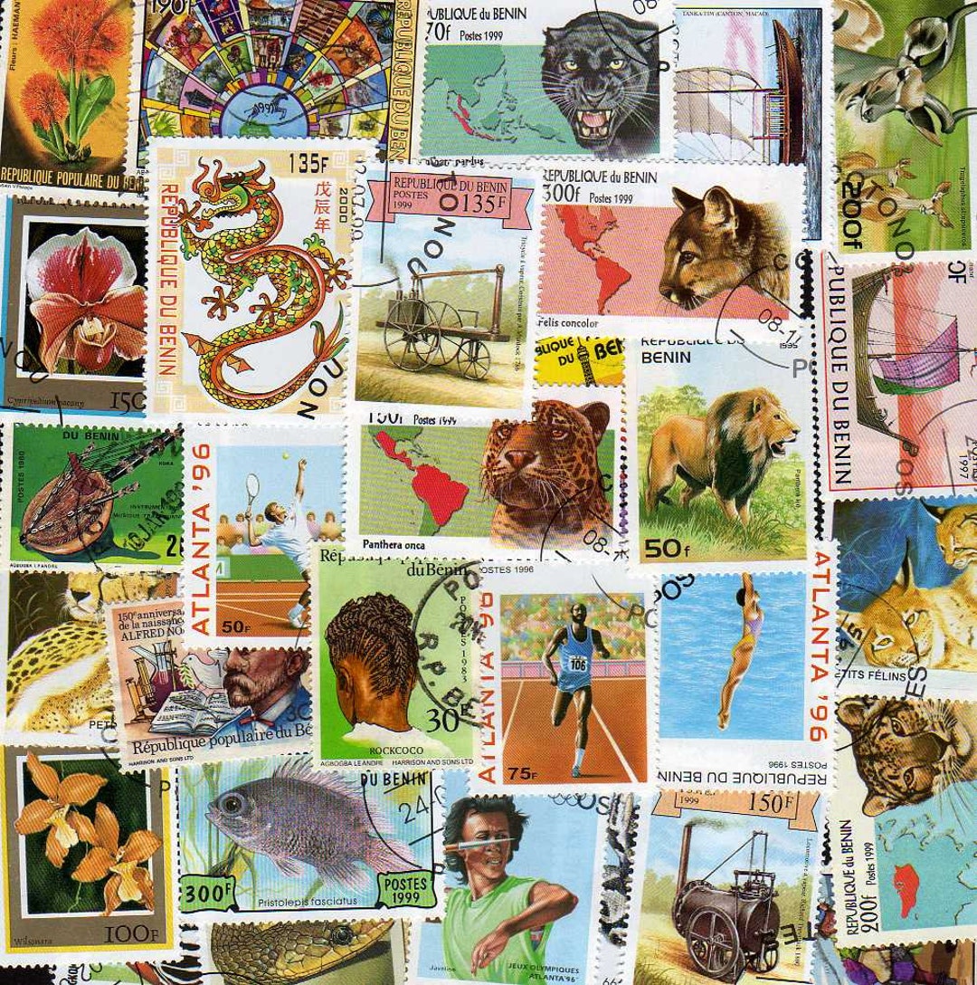 Benin Stamps,30 Diff, AFRICA Stamps, Africa Postage Stamps, African ...