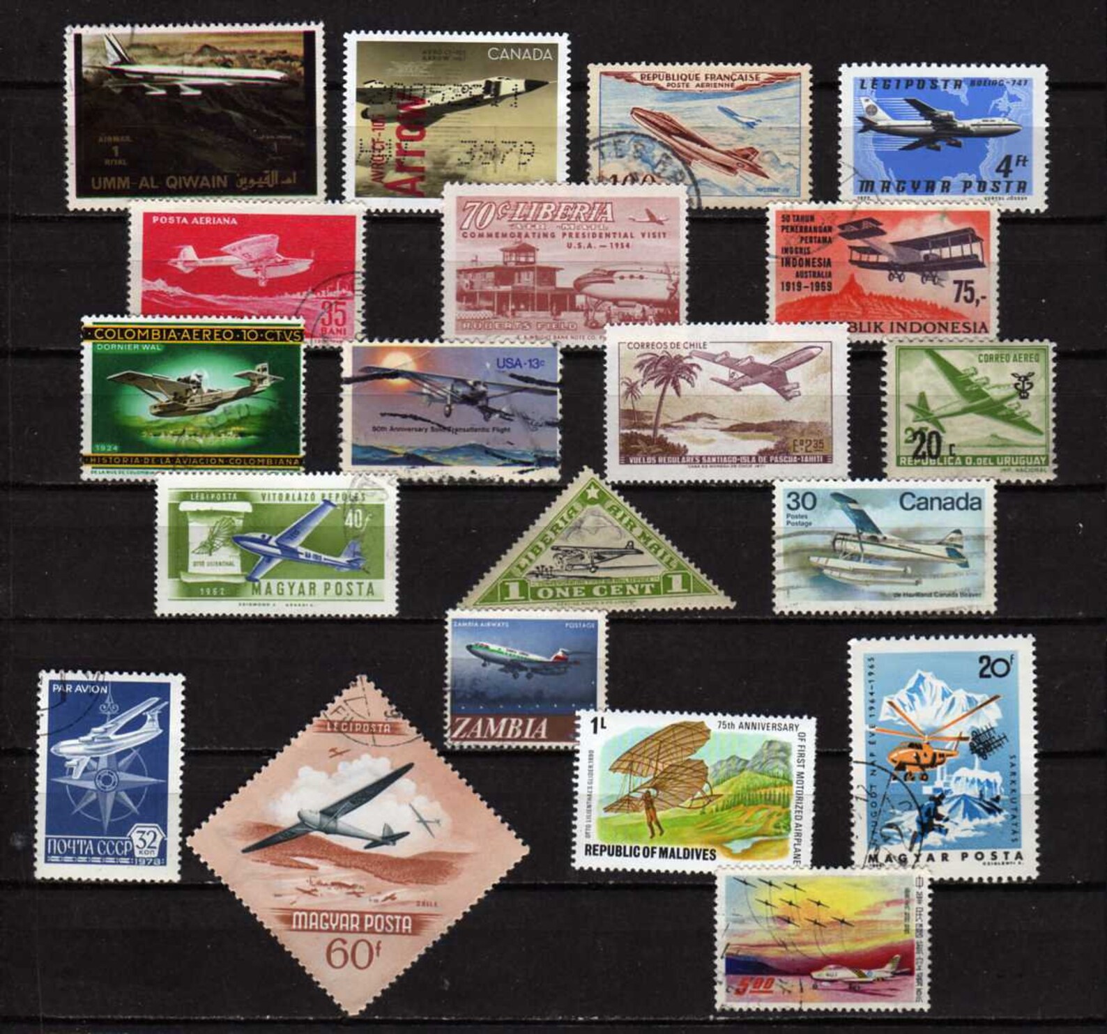 Airplane Stamps Airplane Postage Stamps Postage Stamps - Etsy
