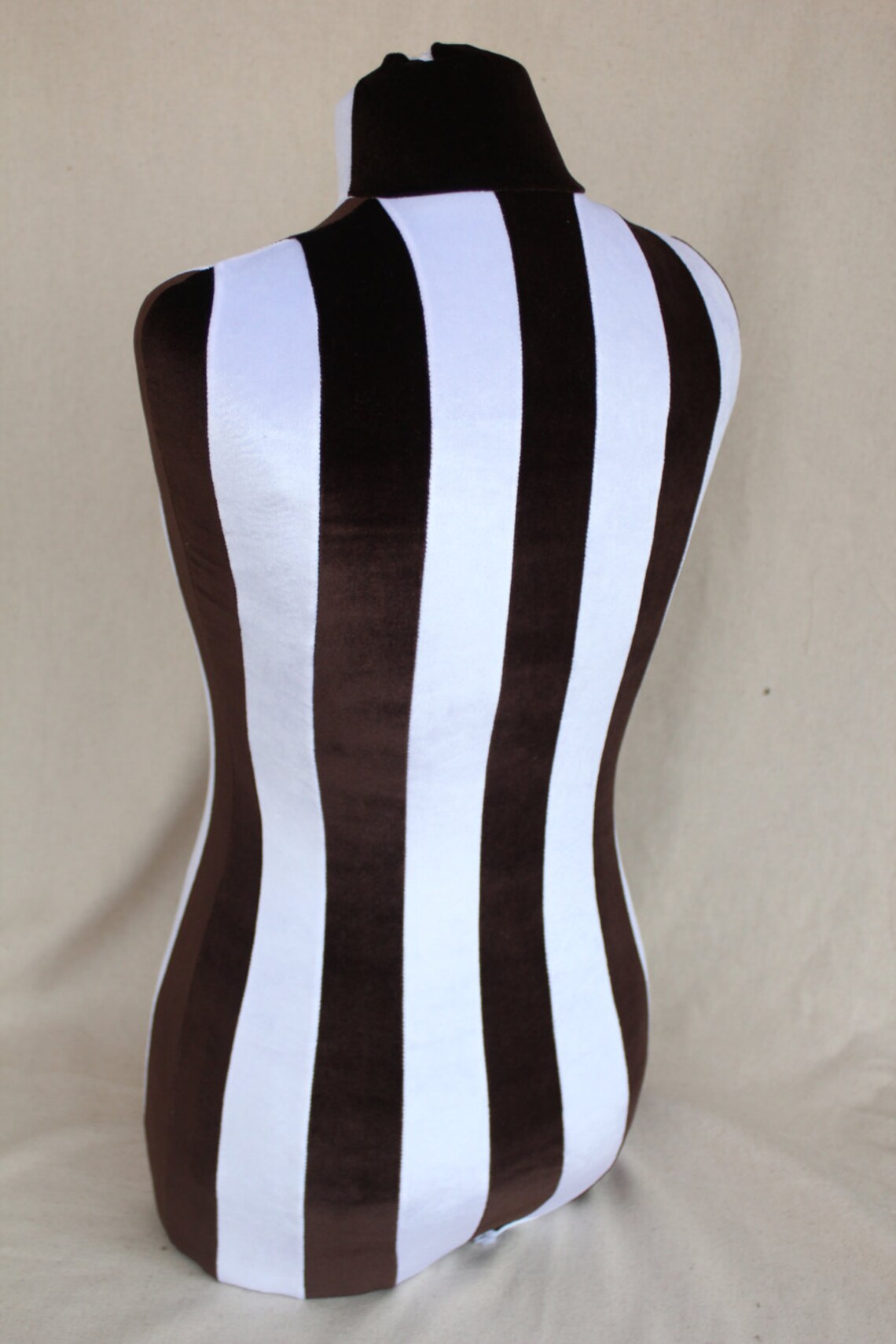 COVER for Mannequin Slip on Bust Torso Dress Form Brown White and Black ...
