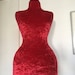 Wasp Waist Mannequin Velvet Torso Vintage French Style Dress Form ...
