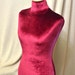 Velvet Mannequin Bust Torso Dress Form and Half- Dress Form , Paper ...