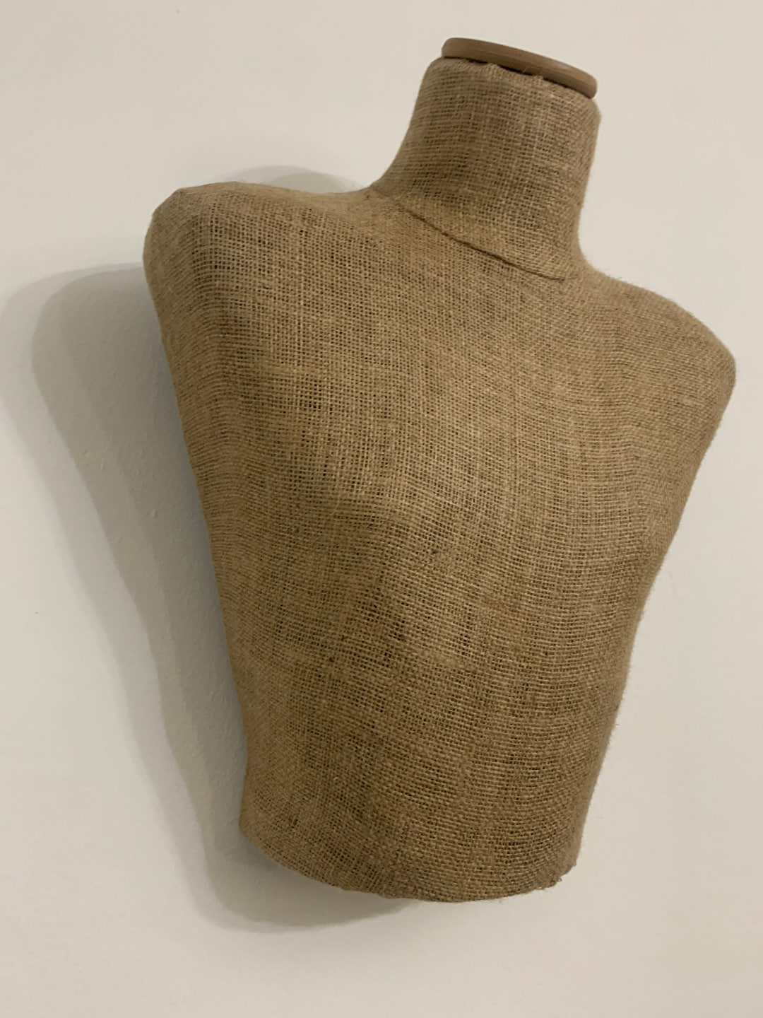 Wall Mount Male Display Burlap Half Mannequin Torso Maniquin Vintage ...