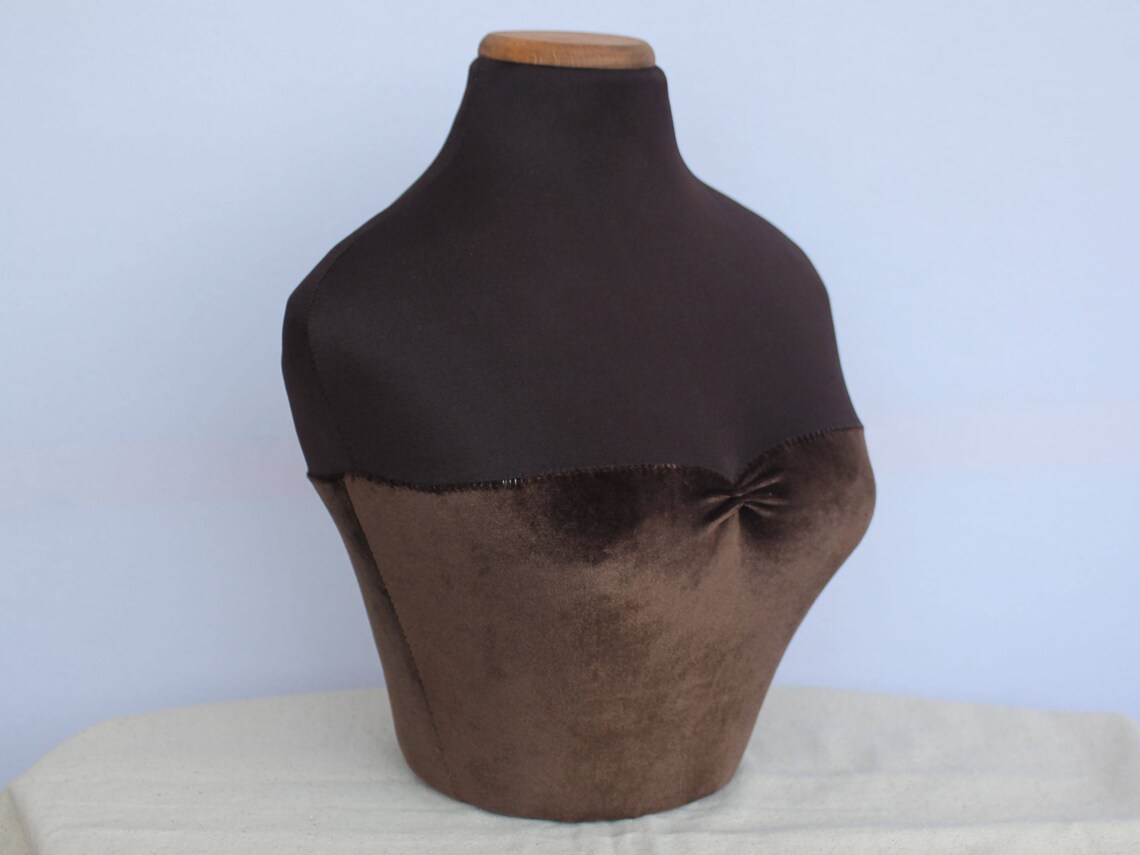 Mannequin Torso Mini Velvet Maniquin Vintage Style Dress Form | Etsy