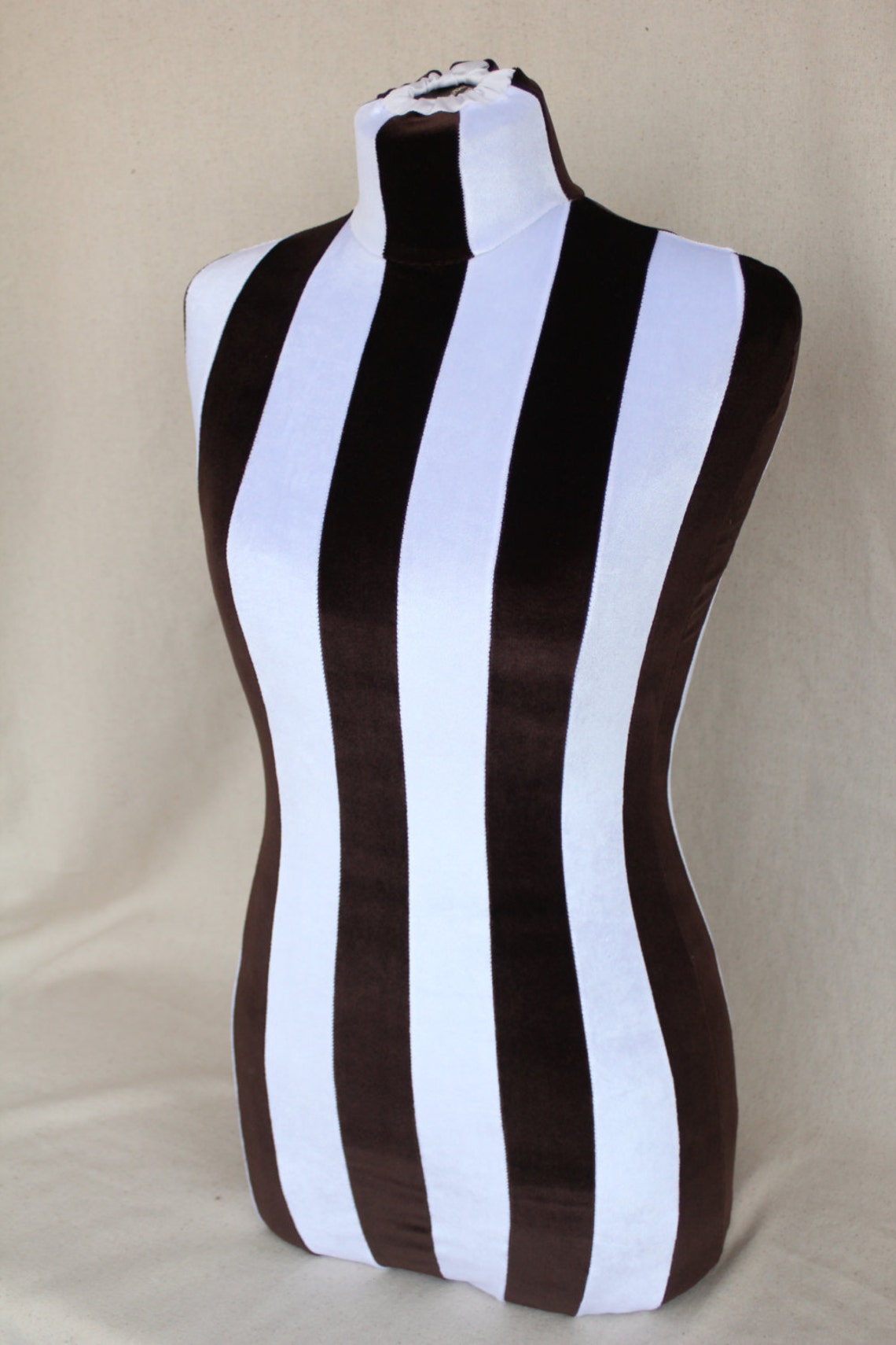 COVER for Mannequin Slip on Bust Torso Dress Form Brown White - Etsy