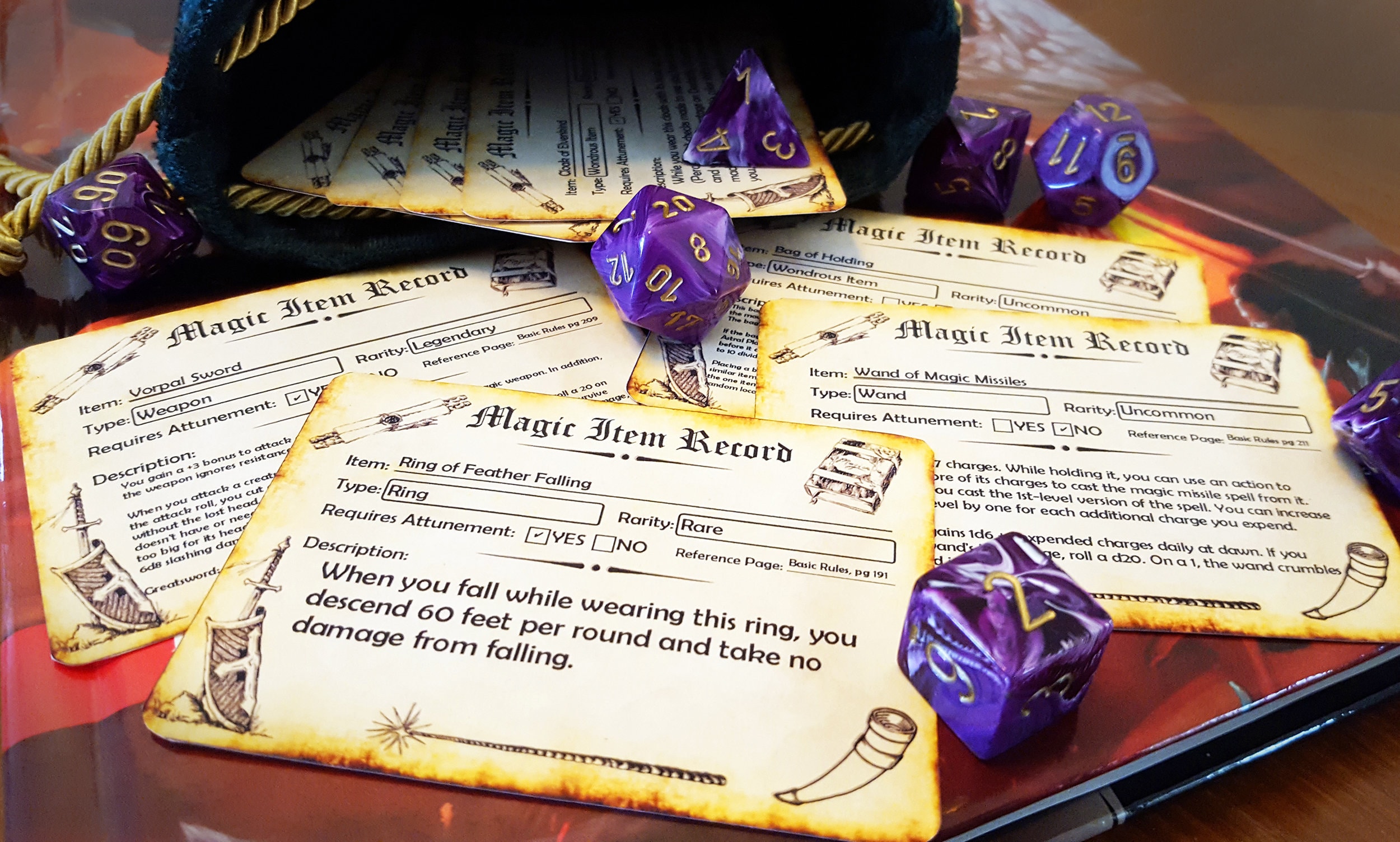 Form Fillable Pdf Magic Item Record Sheet - Printable Forms Free Online