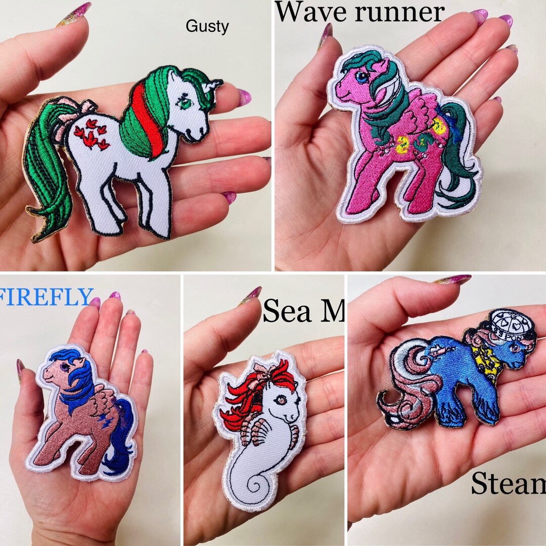 My Little Pony G1 1980s Vintage Style Handmade Pony Patches ...