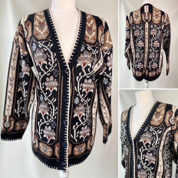 Acrylic Cardigan - Etsy