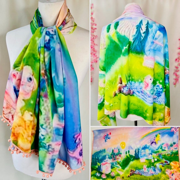 My Little Pony Scarf - Etsy