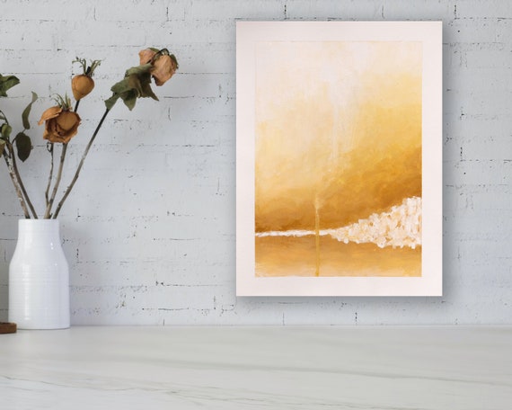 Original Abstract Painting / Gouache Opaque Watercolor / | Etsy