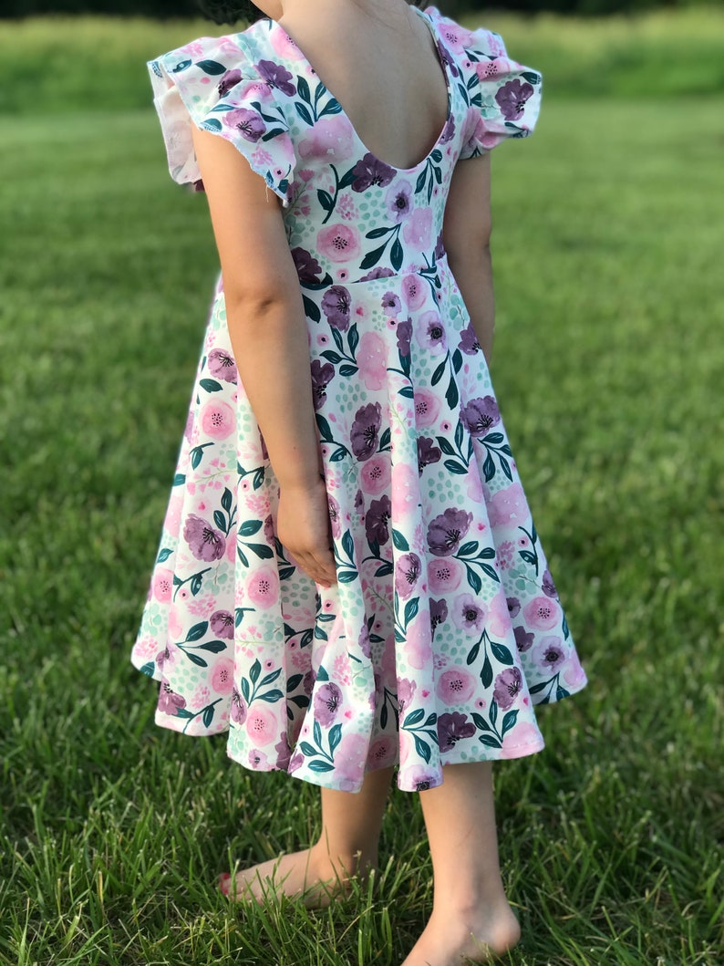 Girls Twirl Dress Circle Dress Ballet Dress Birthday - Etsy