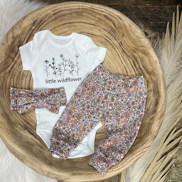Wildflower Newborn Coming Home Outfit - Etsy