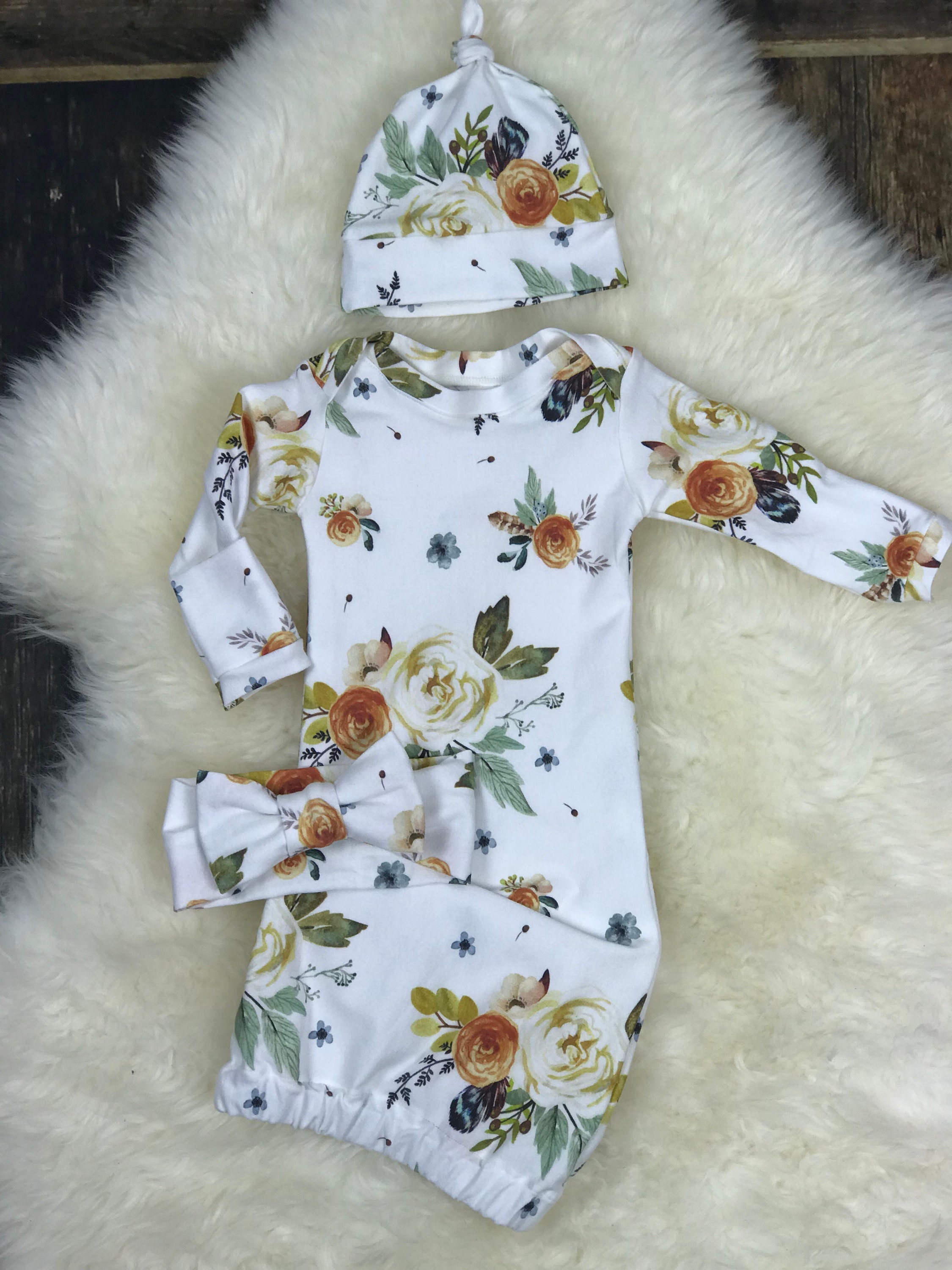 Newborn Girl Coming Home Outfit Baby Girl Coming Home Outfit | Etsy