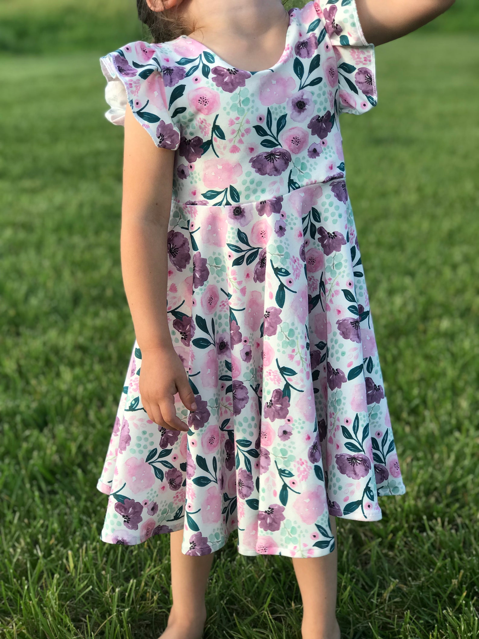 Girls Twirl Dress Circle Dress Ballet Dress Birthday - Etsy