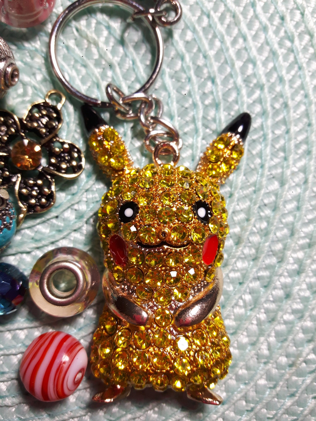 PIKACHU Pokemon key ring key chain Pendant Necklace - Etsy 日本