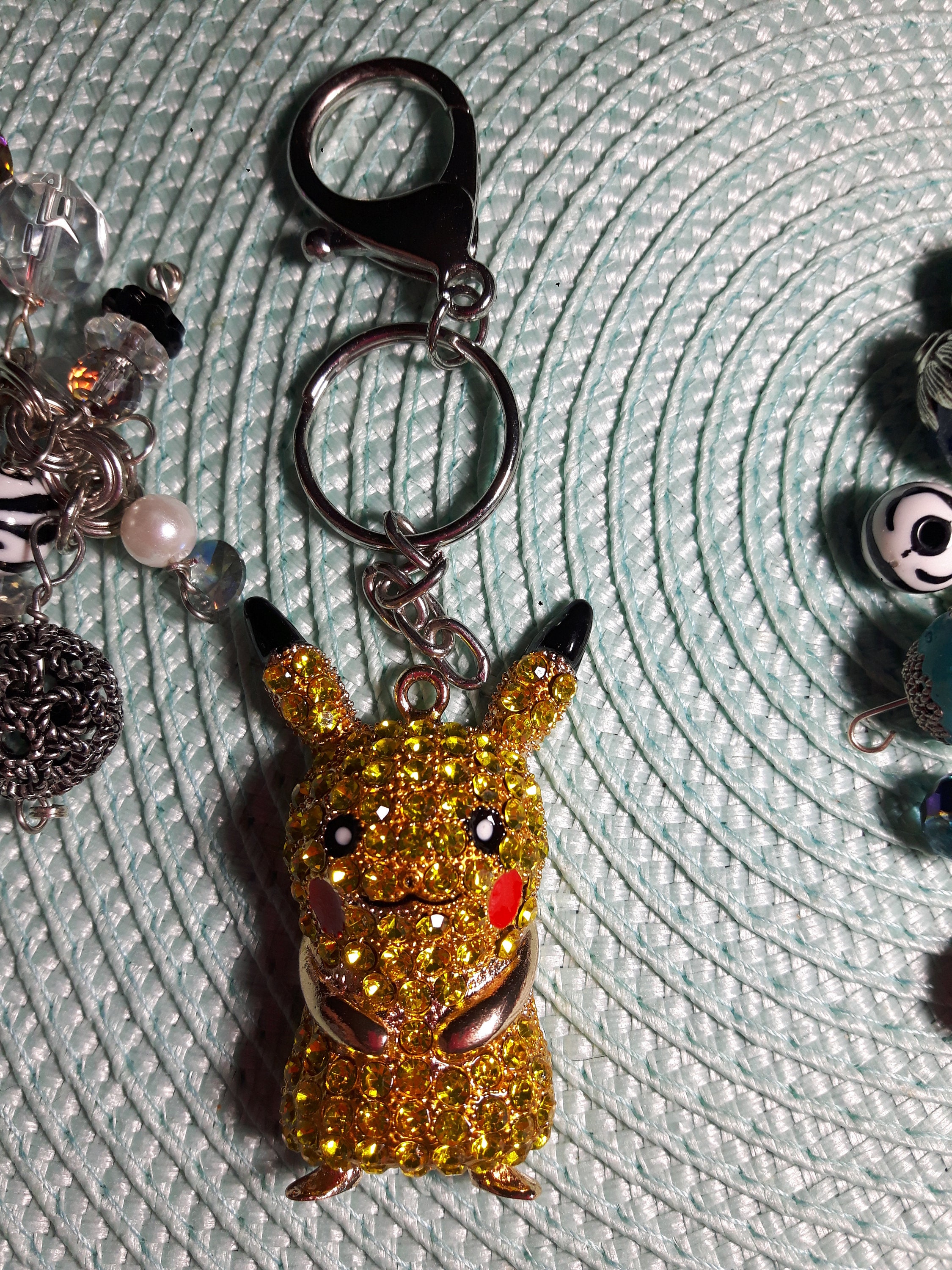 PIKACHU Pokemon key ring key chain Pendant Necklace - Etsy 日本